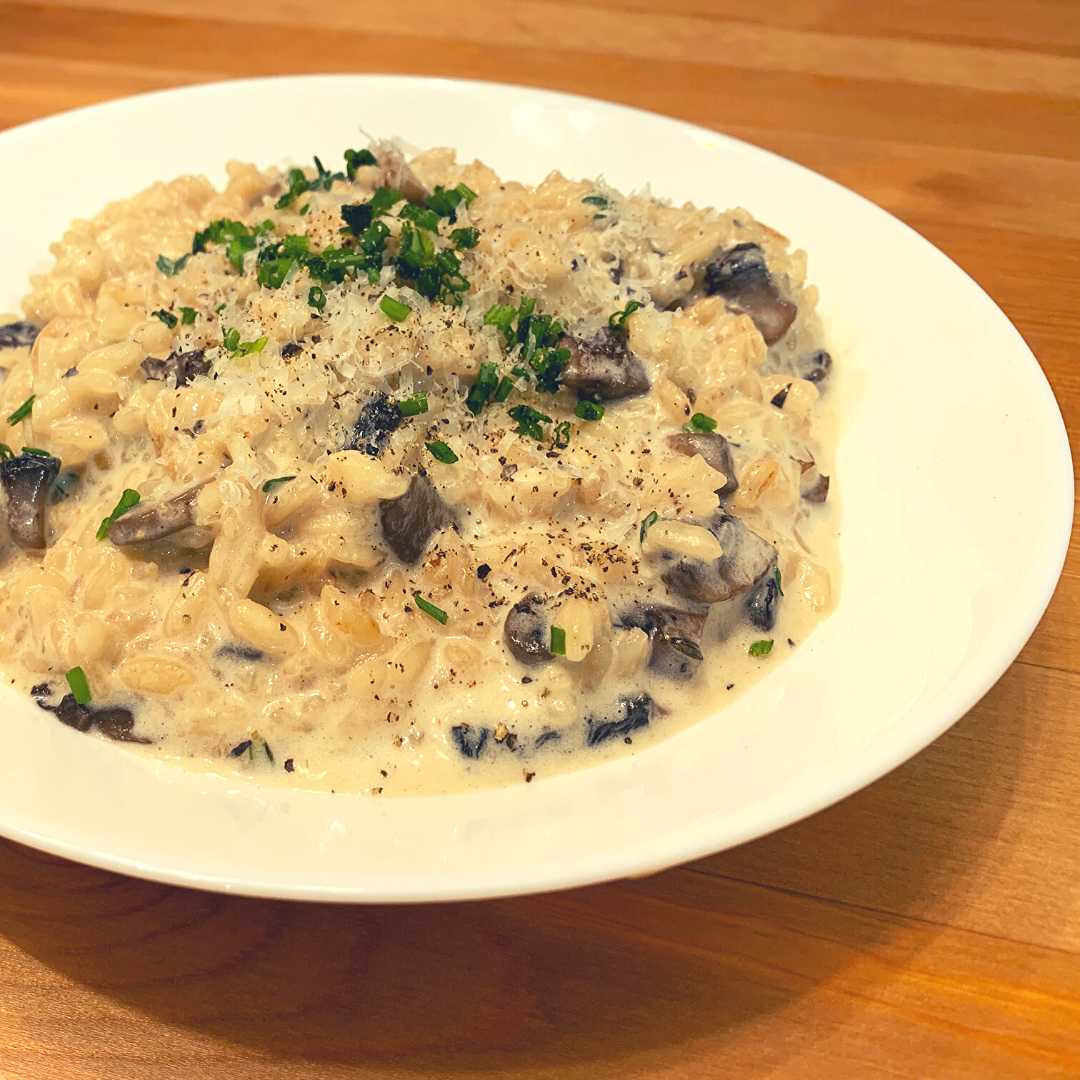 Risotto à la forestière with wild mushrooms – I've Bean Travelling